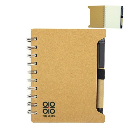 Eco-Recycle Flip Notepad With Pen | Corporate Gifts & Premium ...