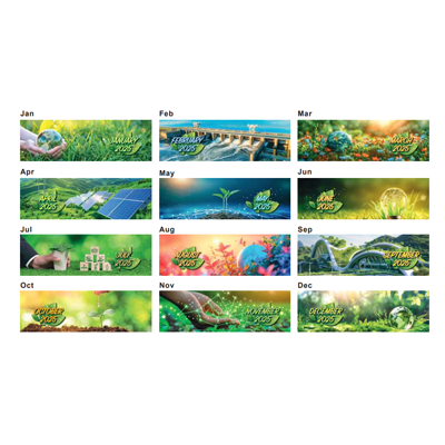 Green Horizon Calendar 2025 | Corporate Gifts & Premium Merchandise ...