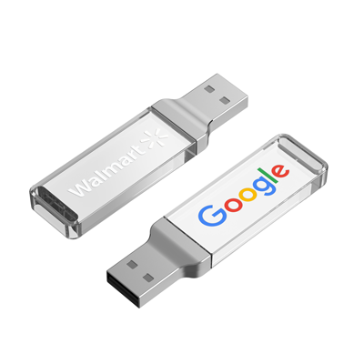 Premium LED Crystal USB Flash Drive - 8GB | Corporate Gifts & Premium ...