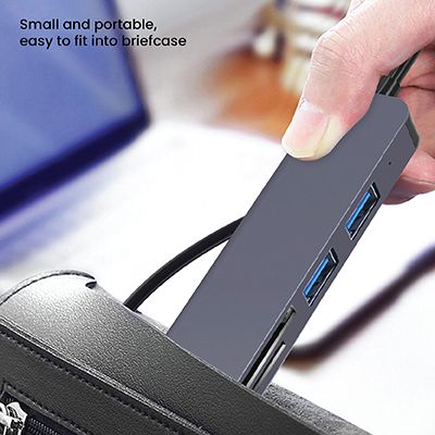 Fusion 5 in 1 USB 3.0 Hub with Type-C | Corporate Gifts & Premium ...