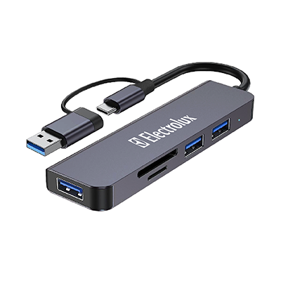 Fusion 5 in 1 USB 3.0 Hub with Type-C | Corporate Gifts & Premium ...